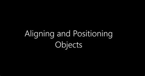 How To Align And Position Objects In Coreldraw