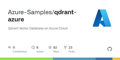 Qdrant Azurelocal Docker Deploymentreadmemd At Main · Azure Samplesqdrant Azure · Github