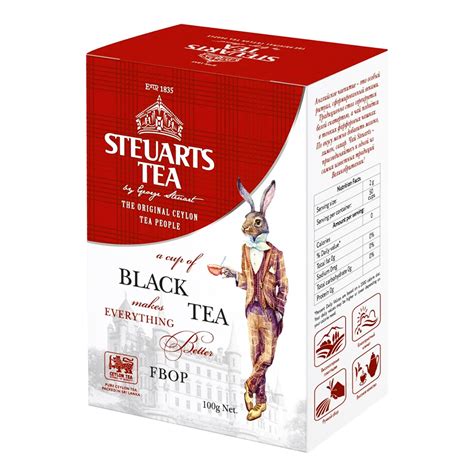Чай черный FBOP, STEUARTS, 100 г - купить по цене 231 руб. в интернет ...