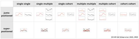 Visualization Techniques Of Time Oriented Data For The Comparison Of