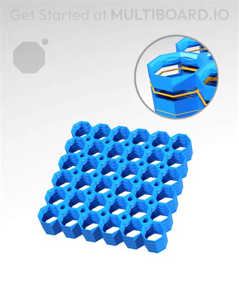 8x8 Multiboard Corner Tile X4 Stack 3d Model By Multiboard On Thangs