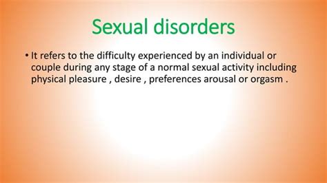 Sexual Disorder Pptx