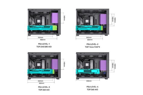 เคสคอมพิวเตอร์ Jonsbo Computer Case D31 Std Black