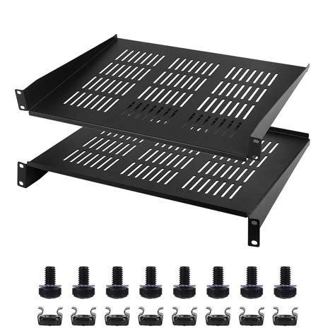 Buy Moocci19 1u Server Rack Shelf 2 Pack Universal Vented Network