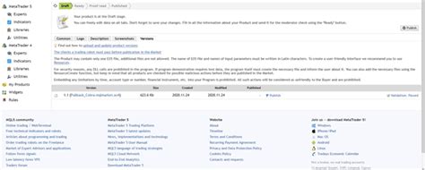 Creating Mql4 Mql 5 Product On Mql Market Step By Step Strategyquant