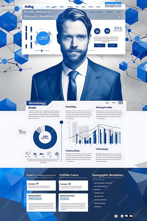 Professional Layout Web With Card Style Design Effect Busine Inspired Political Web Layout Idea