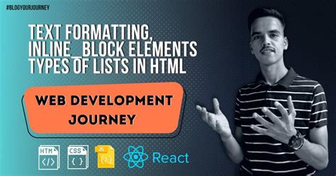 Divyansh Mishra On Linkedin Text Formattinginlineblock Elements And Types Of Lists In Html