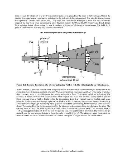axisymmetric turbulent jet