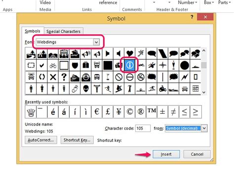 How To Create An Information Icon In Word Techwalla