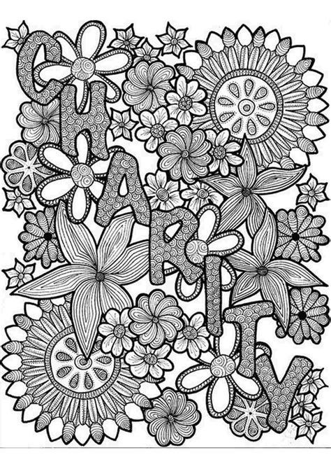 Раскраска цветы раскраски Раскраски для взрослых очаровательные цветы