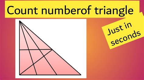 Best And Easy Trick For Counting Number Of Triangles Youtube