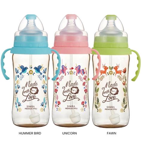 Simba Ppsu ขวดนม พร้อมที่จับ คอกว้าง 360 มล 3 เดือนขึ้นไป Shopee Thailand