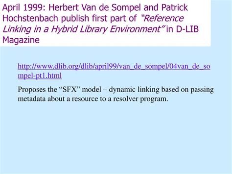 ppt openurl concepts and implementation powerpoint presentation