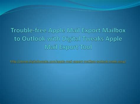 Export Apple Mail To Outlook 2011