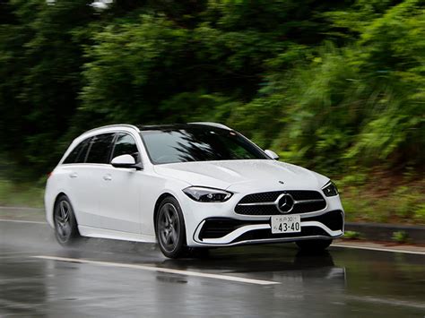 試乗新型メルセデスベンツ Cクラスワゴン乗り心地積載性ともにゆとりを感じさせるディーゼルモデル試乗レポート日刊カーセンサー