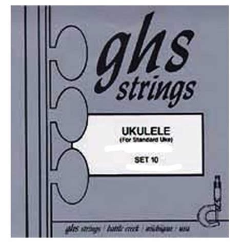 Ghs Standard Ukulele Strings White Nylon At Gear4music