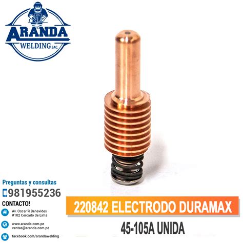 220842 Electrodo Duramax 45 105a Unida Aranda Welding Premium