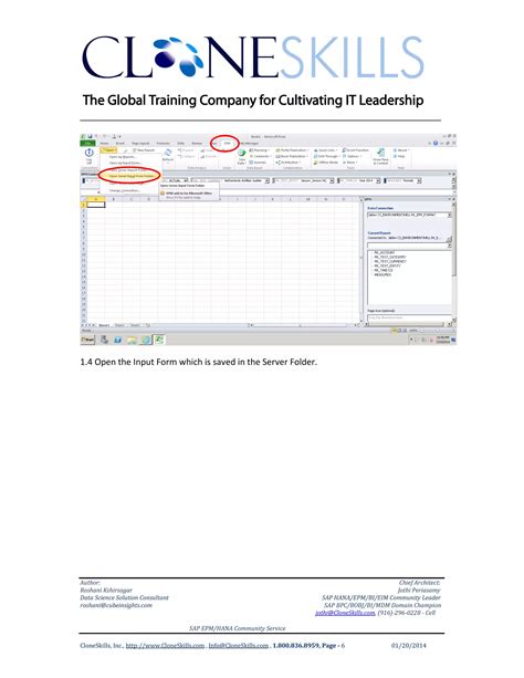Step By Step Guide To Formatting The Sap Bpc Epm Sheet Pdf