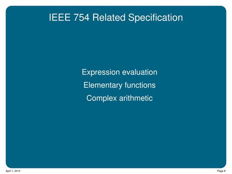 Ppt Ieee 754 Support In C99 Powerpoint Presentation Free Download Id576875 Ppt Ieee 754 Support In C99 Powerpoint Presentation Free Download Id576875
