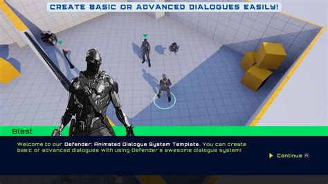 Defender Animated Dialogue System Unreal Engine Asset