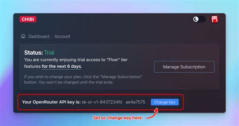 Setting Up Your Openrouter Api Key — Chibi Help Center
