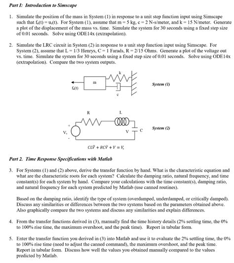 Part 1 Introduction To Simscape 1 Simulate The