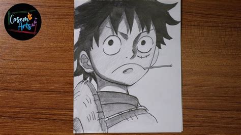 Luffy Drawing How To Draw Luffy Step By Step Easy Drawing Steps Easy Drawings For