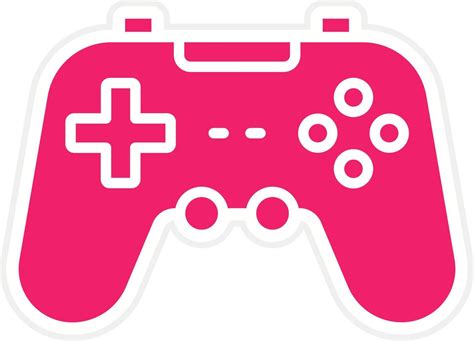 Game Controller Vector Icon Style 22437772 Vector Art At Vecteezy