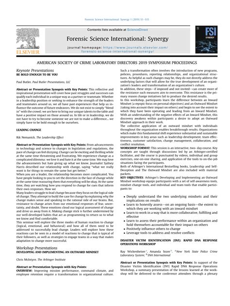 PDF Developing And Implementing An Outward Mindset