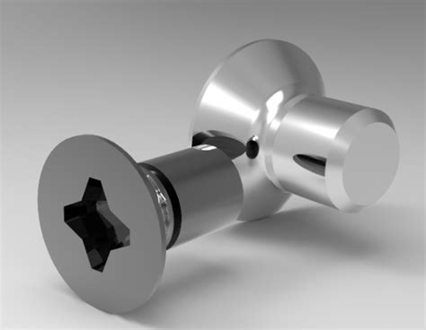 Autodesk Inventor 3d Cad Model Of Counter Flat Head Screw M2