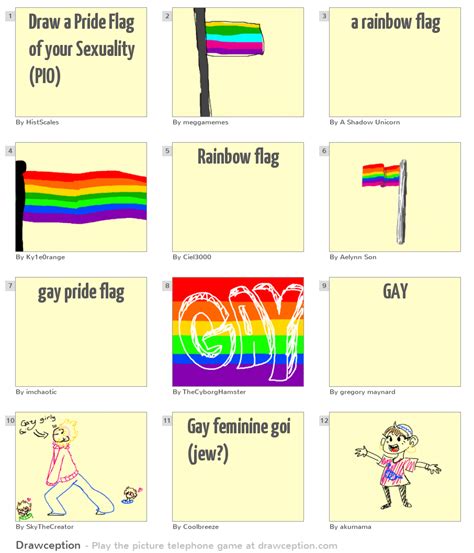 Draw A Pride Flag Of Your Sexuality PIO Drawception