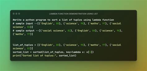 Ashutosh Das On Linkedin Python Program To Demonstrate Lambda Function Using List Problem