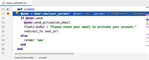 Step Through The Program Rubymine Documentation