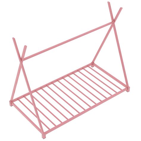 Redwood Rover Metal House Platform Bed With Triangle Structure Wayfair