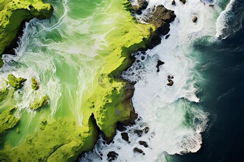 破涛汹涌的海浪插画图片下载 正版图片600484718 摄图网