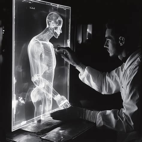 an inspector using xray imaging to check for internal defects in a