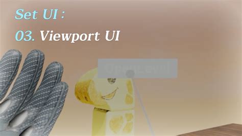 Unrealengine Set Ui 3 Vr Viewport Ui Youtube