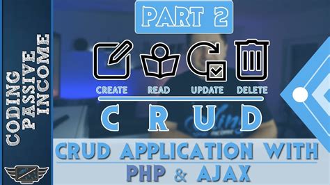 php ajax crud application tutorial mysql and bootstrap and jquery