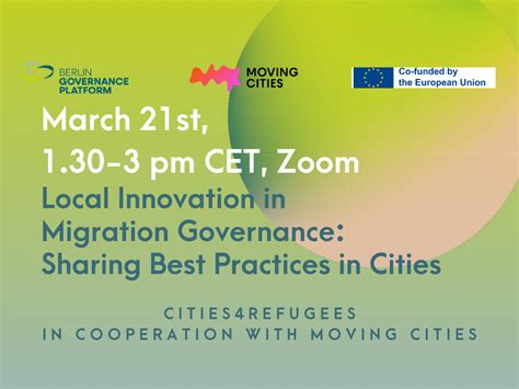 Local Innovation In Migration Governance Sharing Best Practices In Cities