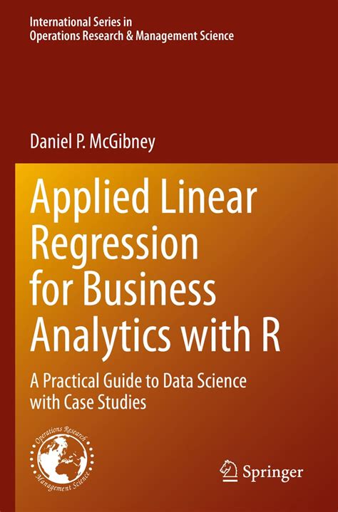 Buy Applied Linear Regression For Business Analytics With R A