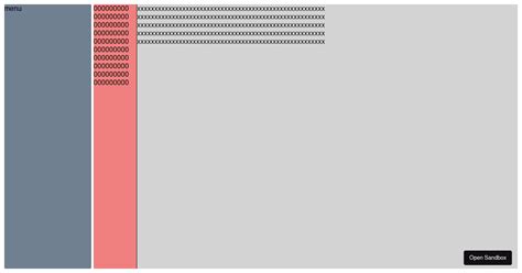Sticky Horizontal Scroll Codesandbox