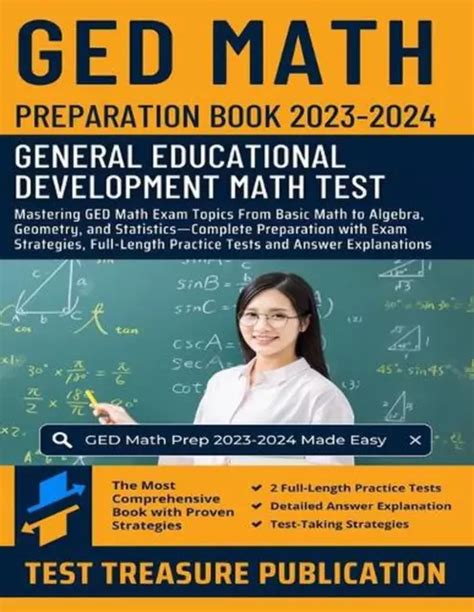 Ged Math Preparation Book 2023 2024 Mastering Ged Math Exam Topics From Basic M Eur 36 44