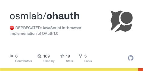 Github Osmlabohauth ⛔️ Deprecated Javascript In Browser