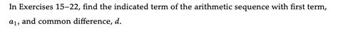 solved in exercises 15 22 find the indicated term of the