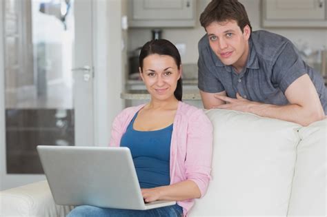 Premium Photo Couple Using The Laptop Together