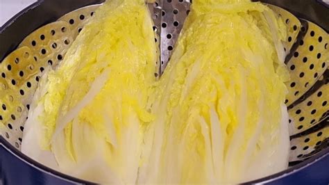 배추 있다면 찜기에 아삭하게 쪄보세요🥬🍃간단한데 너무 맛있어요배추요리배추다이어트요리 Youtube