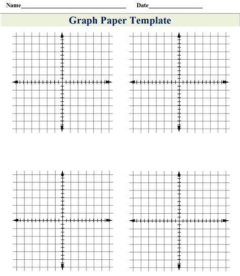 Graph Paper Template Excel Word Template Paper Template Graph