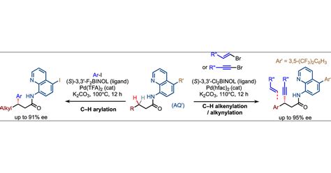 Palladium Catalyzed Enantioselective Directed C Sp H