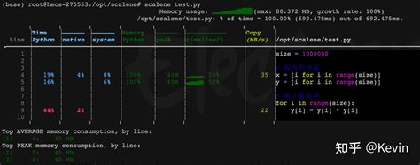 Scalene：python Cpugpu内存分析器，具有人工智能驱动的优化建议 知乎