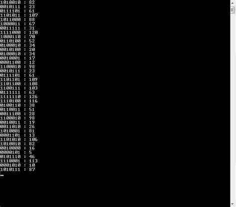 Arrays Javascript Mapeo De 7 Bits